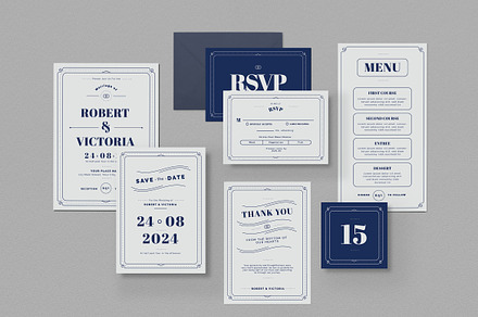 Wedding Invitation Set | Invitation Templates ~ Creative Market