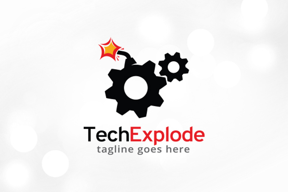 Tech Explode Logo Template Design, a Branding & Logo Template by ...