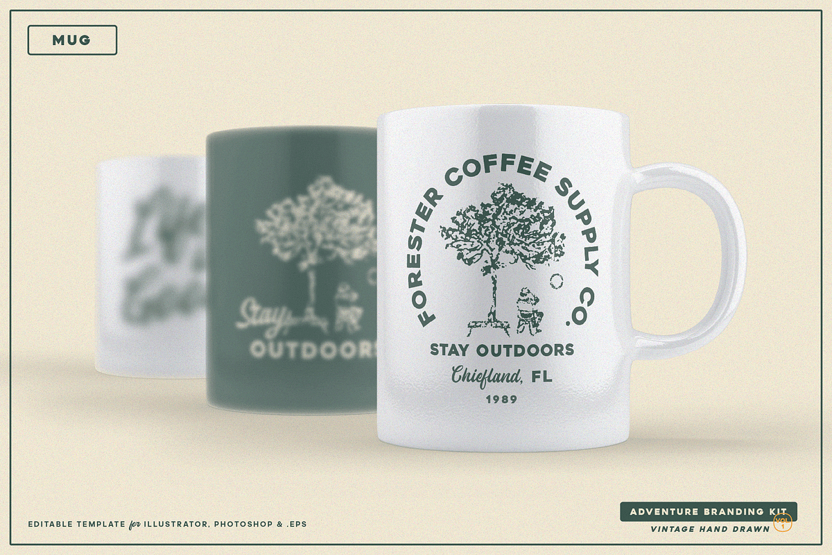 Adventure Branding Kit, a Branding & Logo Template by Refolve Design