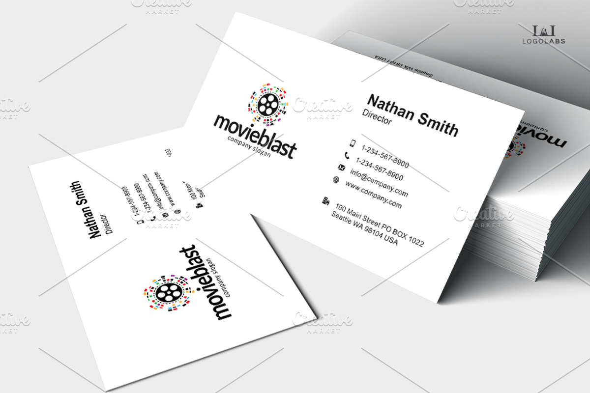 Movie Blast Logo, a Branding & Logo Template by LogoLabs