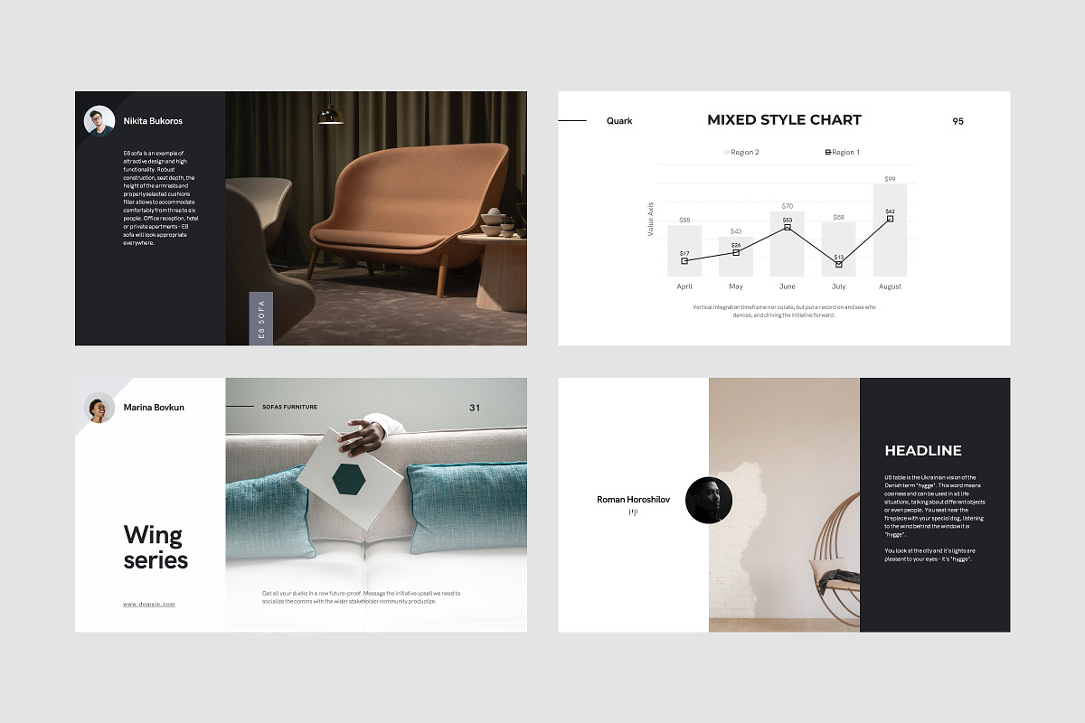 Quark PowerPoint Presentation, a Presentation Template by Goashape Studio