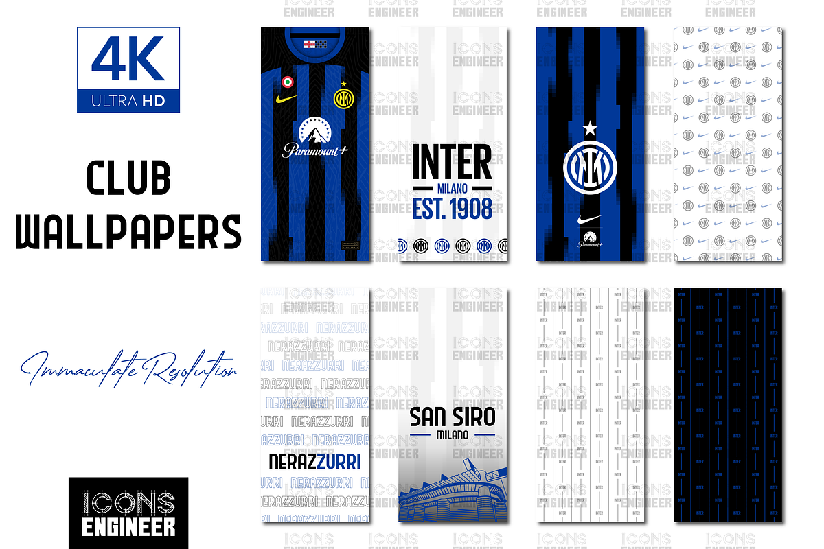 Inter 23/24 Theme Pack | Home Kit, an Icon by IconsEngineer
