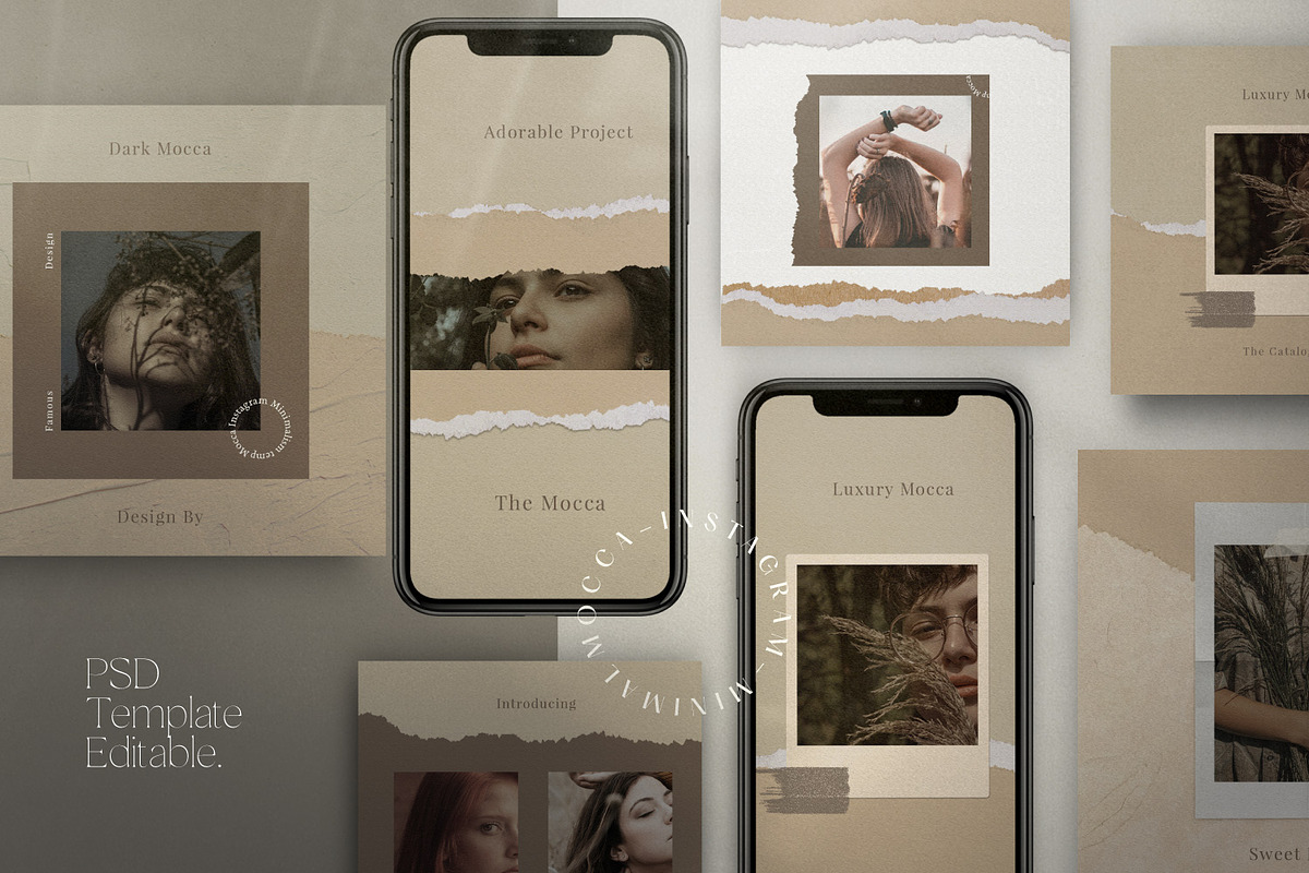 MOCCA-Fashion Branding Social Media, a Social Media Template by ...