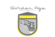 Golden Age Steam Powered Tours Logo, a Branding & Logo Template by ...