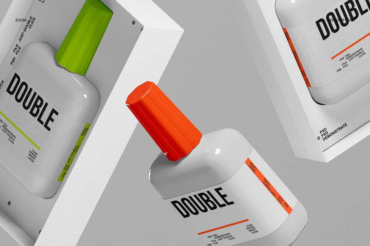 Stationery Glue Mockup Set (5 PSD)