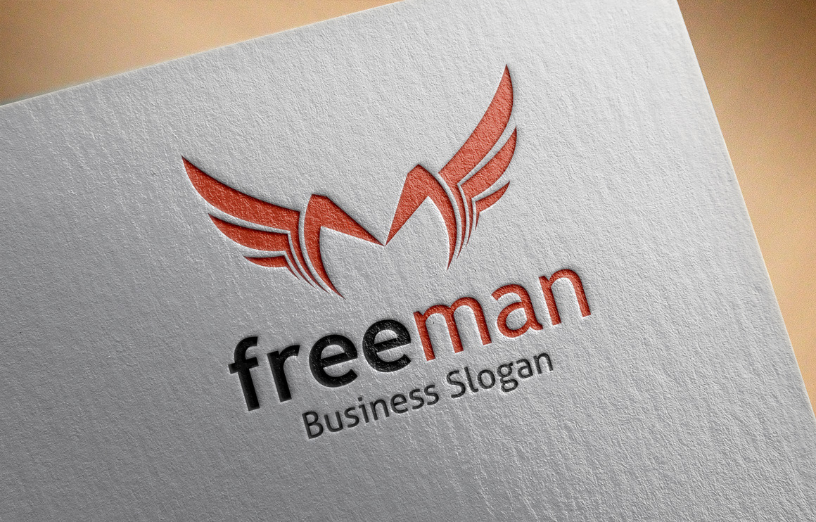 Free Man Style Logo, a Branding & Logo Template by BdThemes