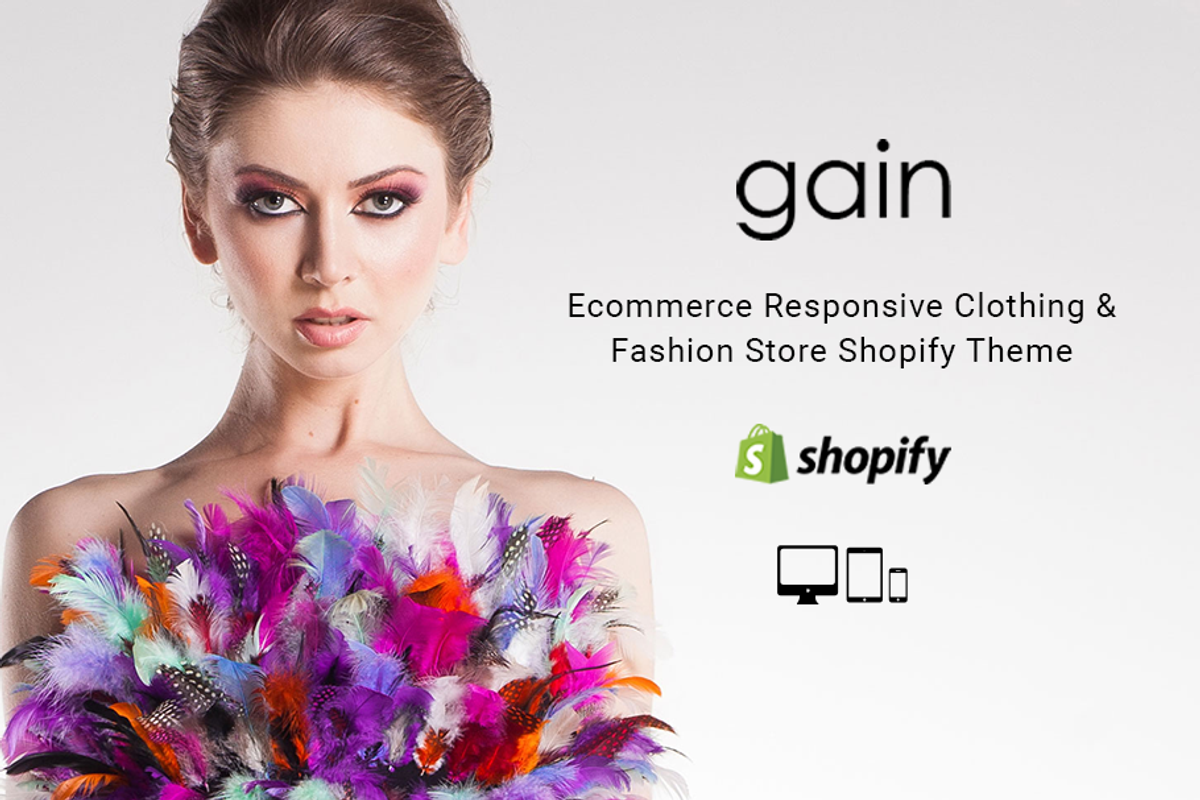 Gain Clothing Store Shopify Theme, a Shopify Template by ThemeTidy ...