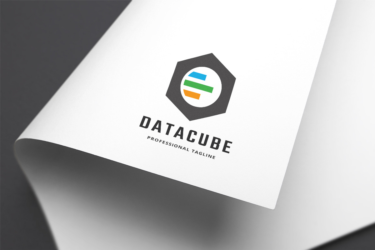 Data Cube Logo, a Branding & Logo Template by Design_Planet