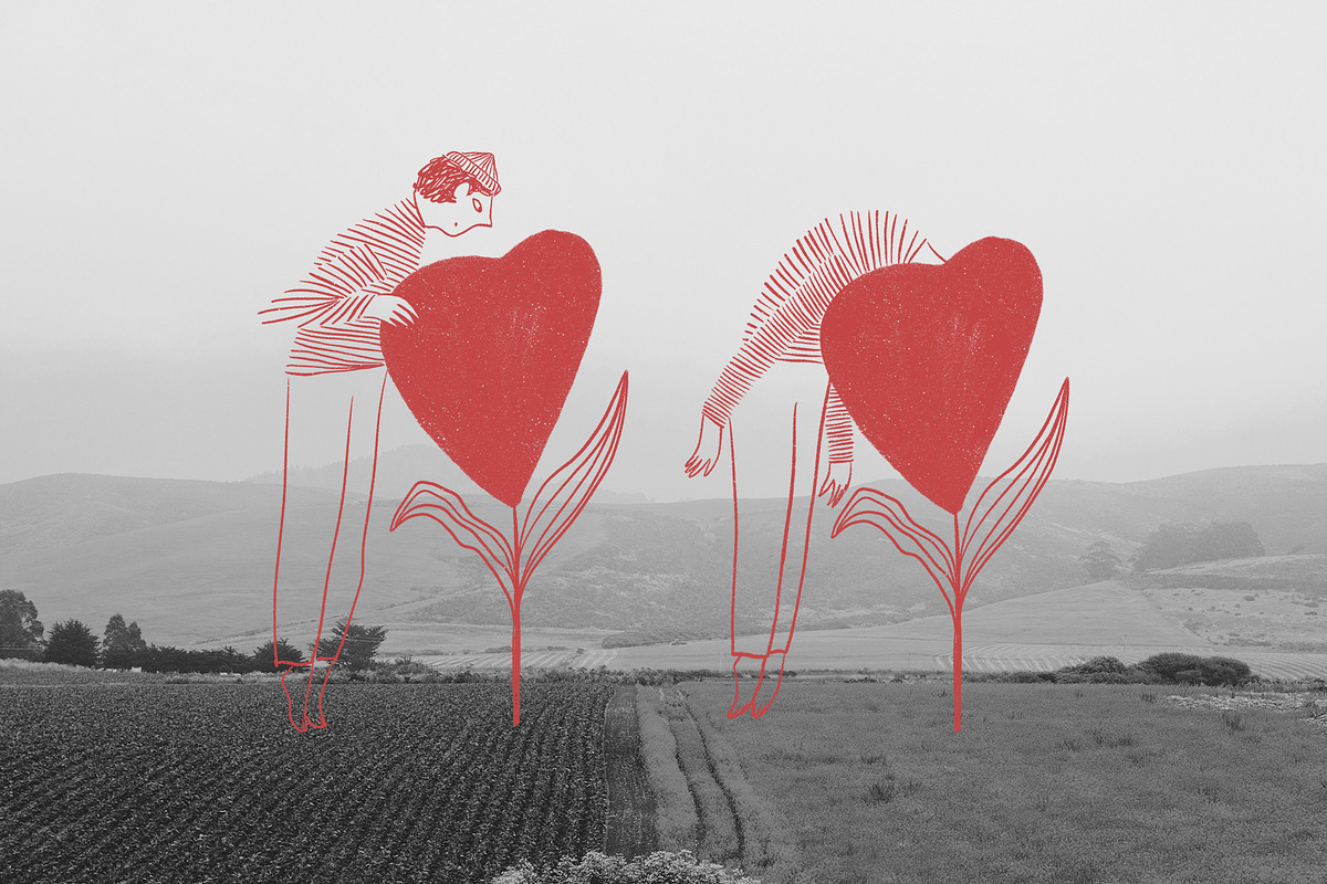 Love Line Art Collection, an Illustration by Annakniaz