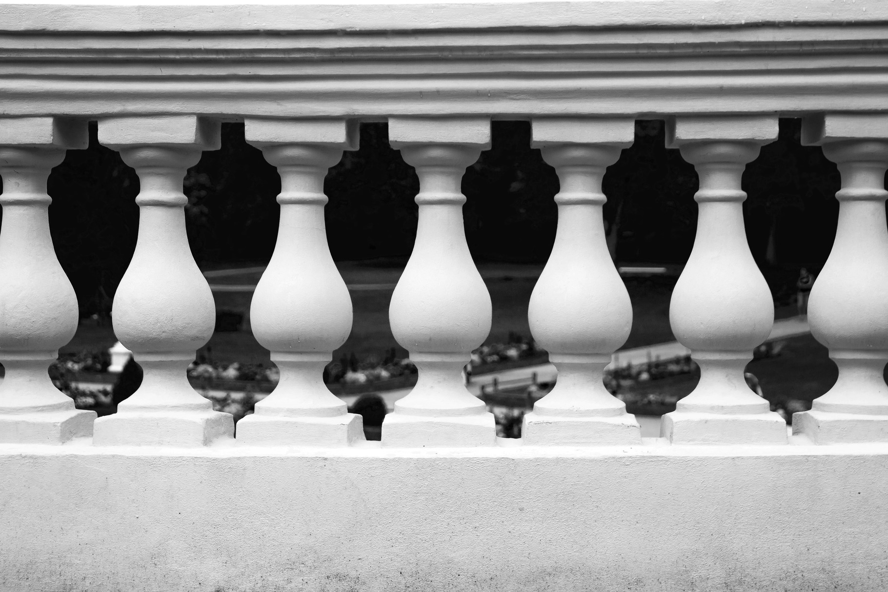 plaster balustrade of the balusters, an Architecture Photo by ...