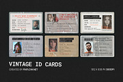 Vintage ID Cards