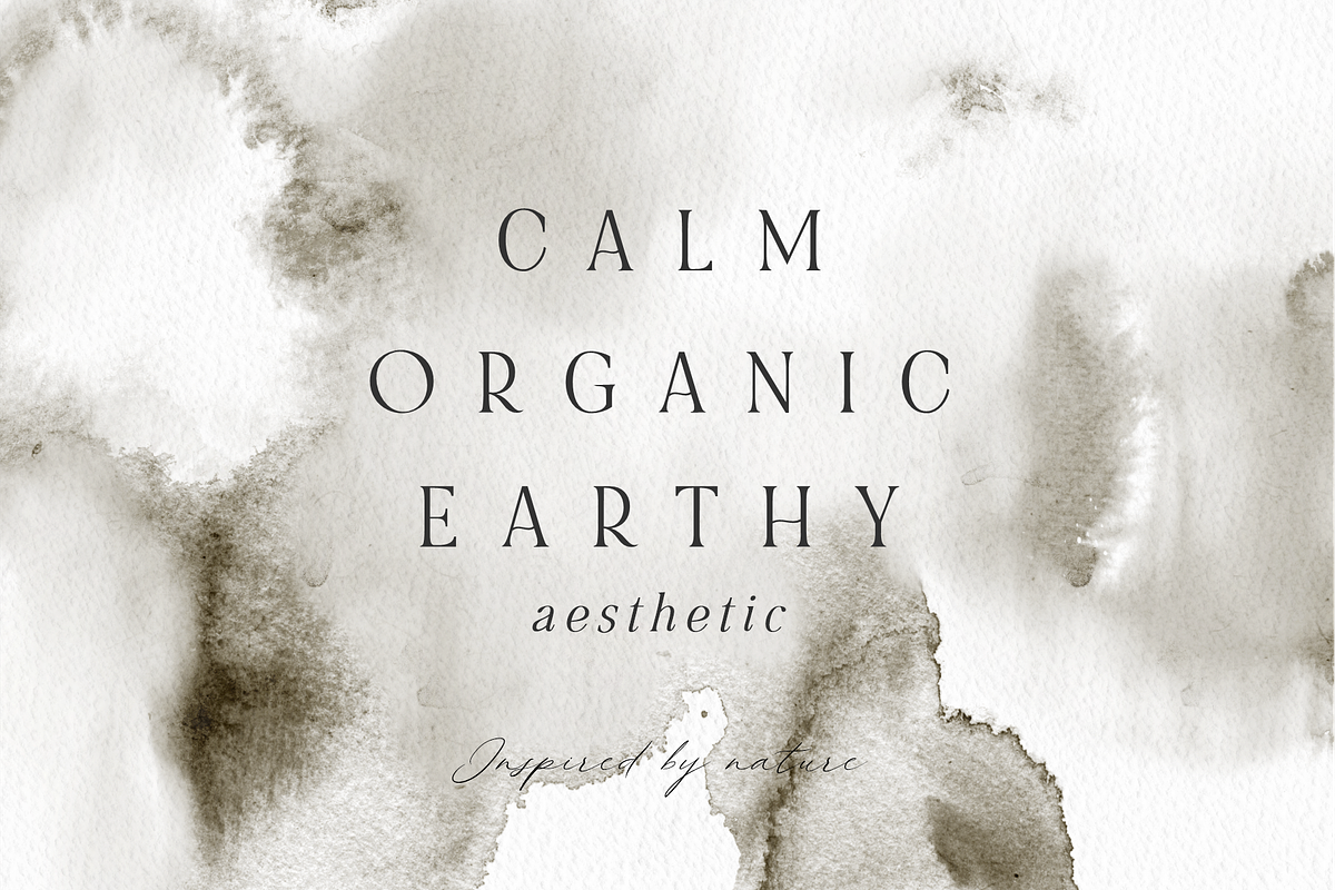 CALM ORGANIC EARTHY aesthetic, a Background Graphic by Youksy