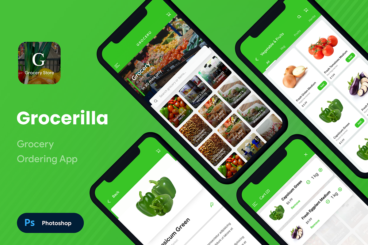 Multi Vendor Grocery App | Grocerilla