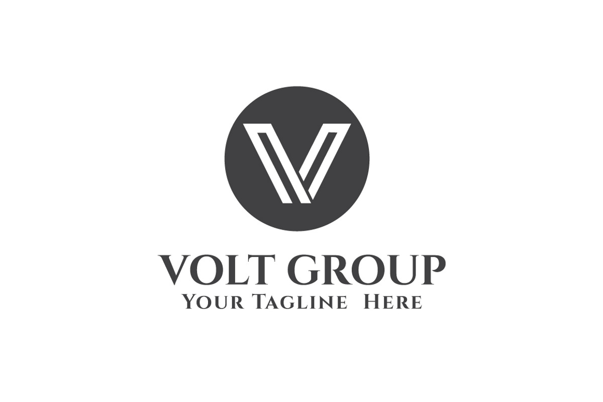 Volt Group Logo Template, a Branding & Logo Template by Logo20