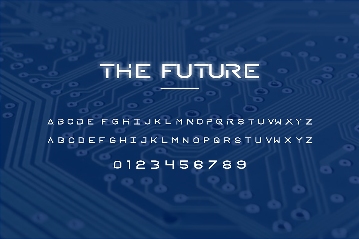 THE FUTURE TYPEFACE, a Font by Akdesain