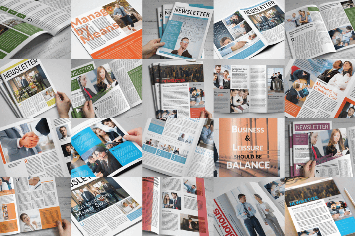 Editorial Templates Mega Bundle, a Templates & Theme by voryu