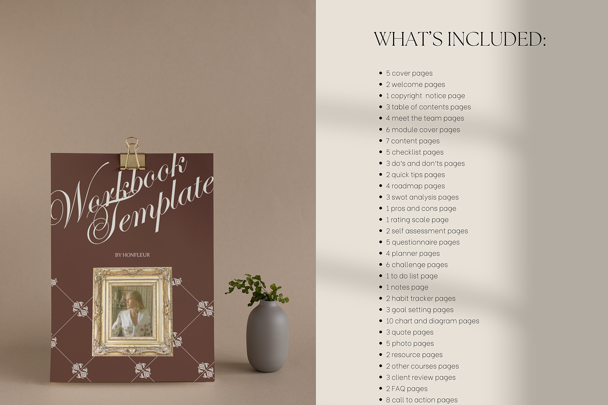 Canva Workbook Template for Coaches, a Magazine Template by Branding ...