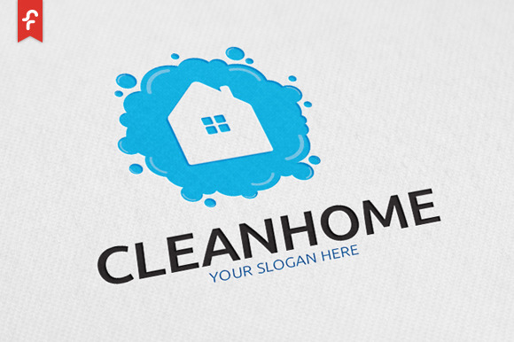 Clean Home Logo, a Branding & Logo Template by ft.studio