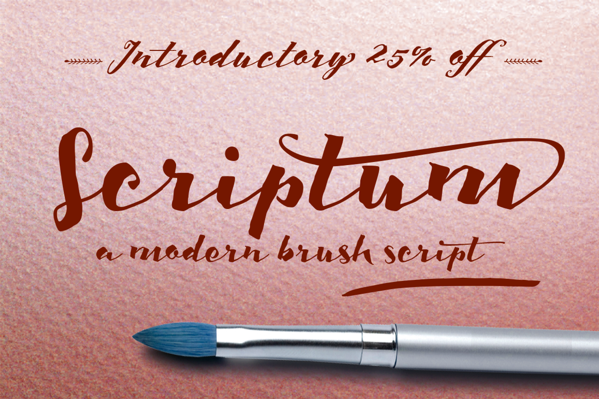 Scriptum Family, a Script Font by Eurotypo | Creative Market