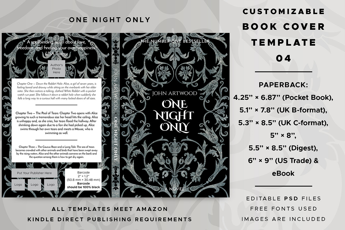 Book Trilogy Cover Design Bundle, a Brochure Template by Olga Begak Art ...