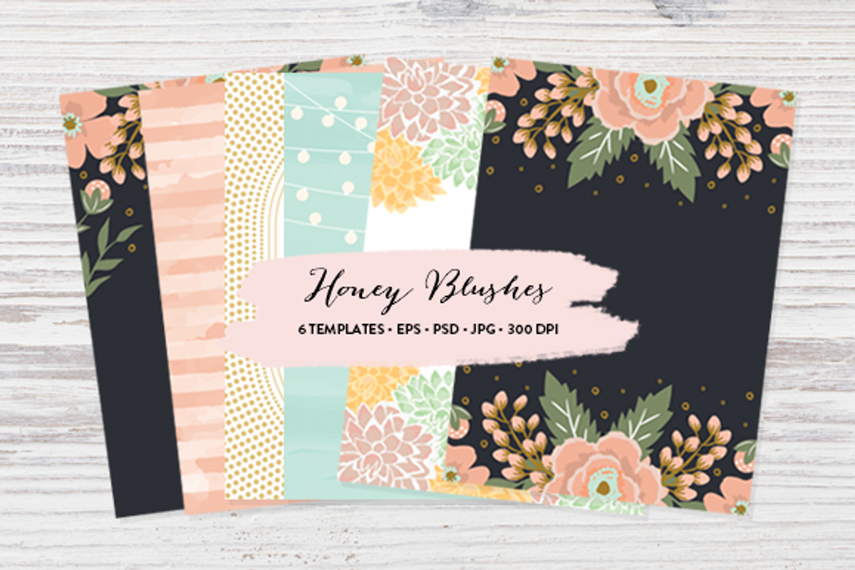 6 Event Party Invitation Templates, a Stationery Template by Pixejoo