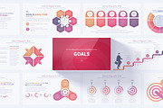 GOALS - PowerPoint Slides, a Presentation Template by Pulsecolor