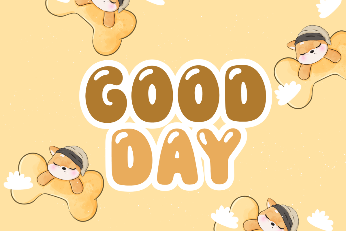 Shine Bubble Font, a Font by HansCo Studio | shine bubble regular ...