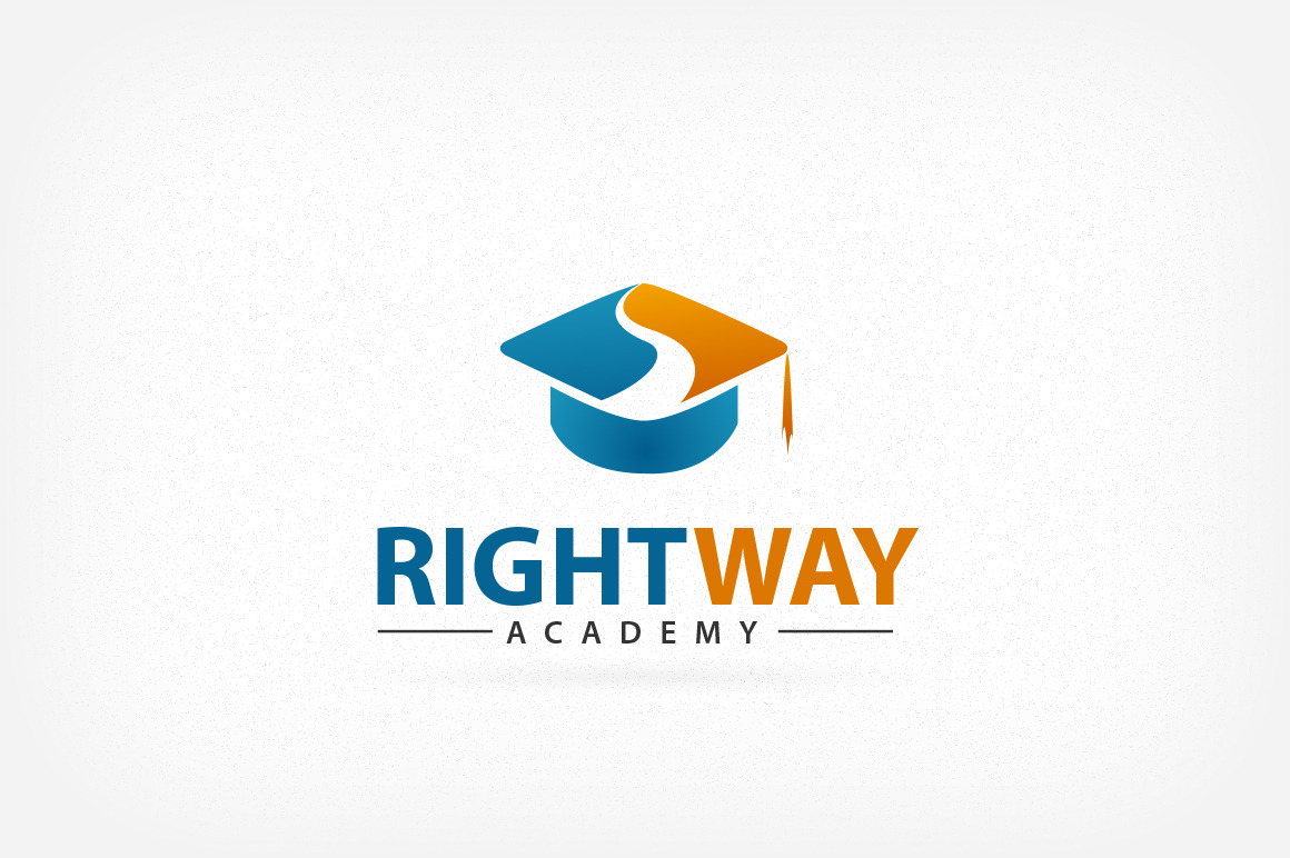 Right Way Academy Logo, a Branding & Logo Template by NasirGrfx
