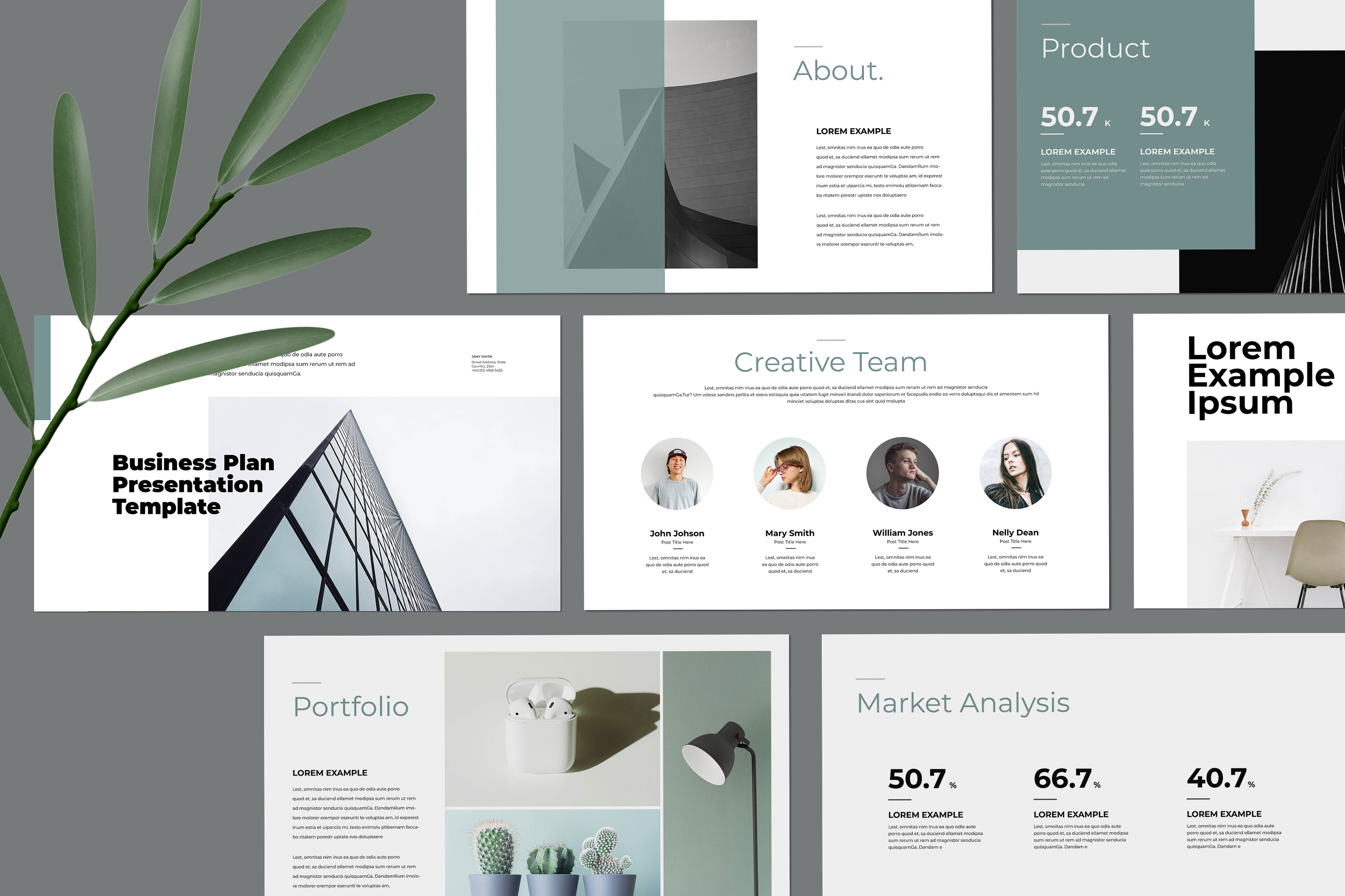 Minimalist Presentation Template, a Presentation Template by evgenystudio