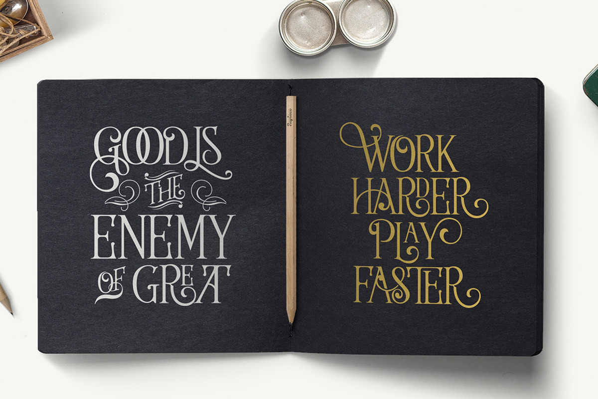 The Wallington Pro, a Serif Font by Zeune Type Foundry
