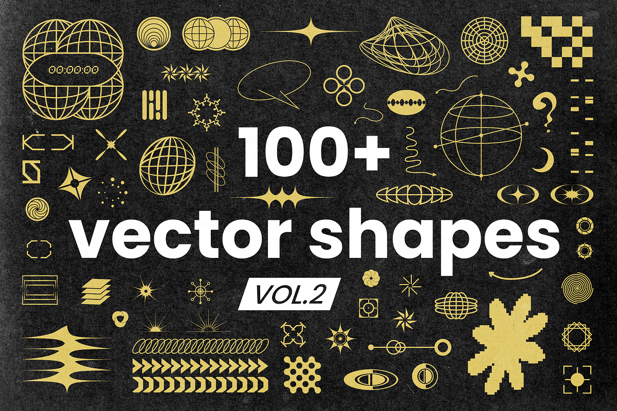 BUNDLE PACK: 400+ VECTOR SHAPES