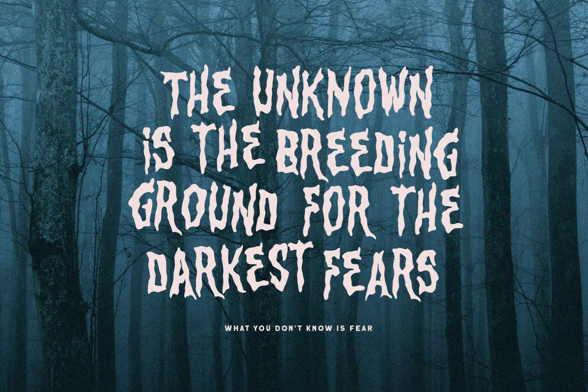 Horror Fables Typeface, a Handwritten Font by Letterhend Studio