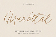 Murottal - Stylish Handwritten, a Script Font by Arendxstudio