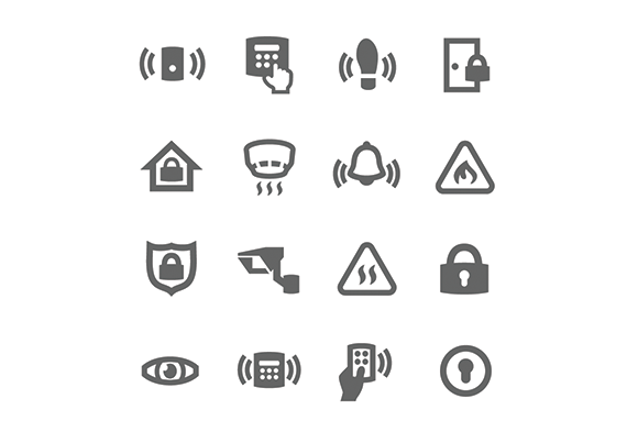 Perimeter security icons, an Icon by Davooda