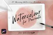 Watercolour for Procreate, a Brush Add-On by BrushUp