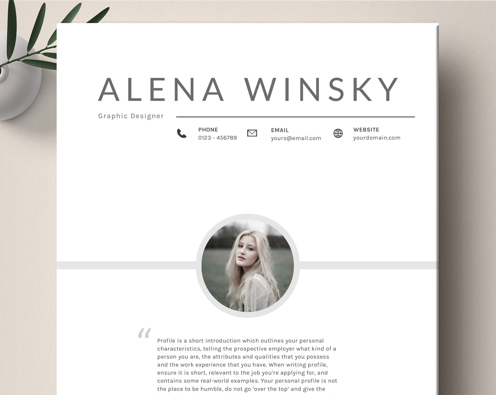 Word Resume Template 2024, a Resume Template by Quality Resume
