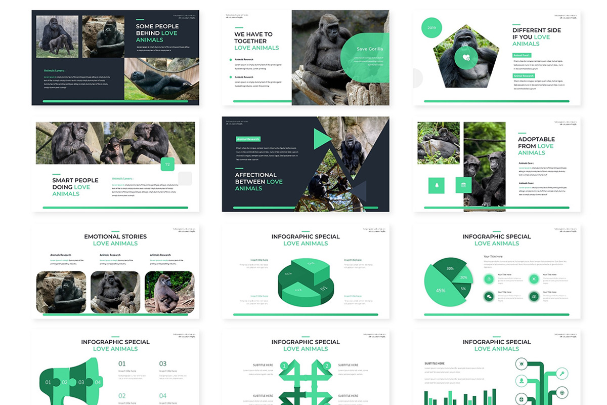 The Zoo - Powerpoint Template, a Presentation Template by AQR Studio