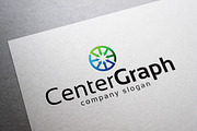 Center Graph Logo, a Branding & Logo Template by EmilGuseinov