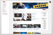 YouTube Channel Art for Auto Shop, a Social Media Template by MotoCMS
