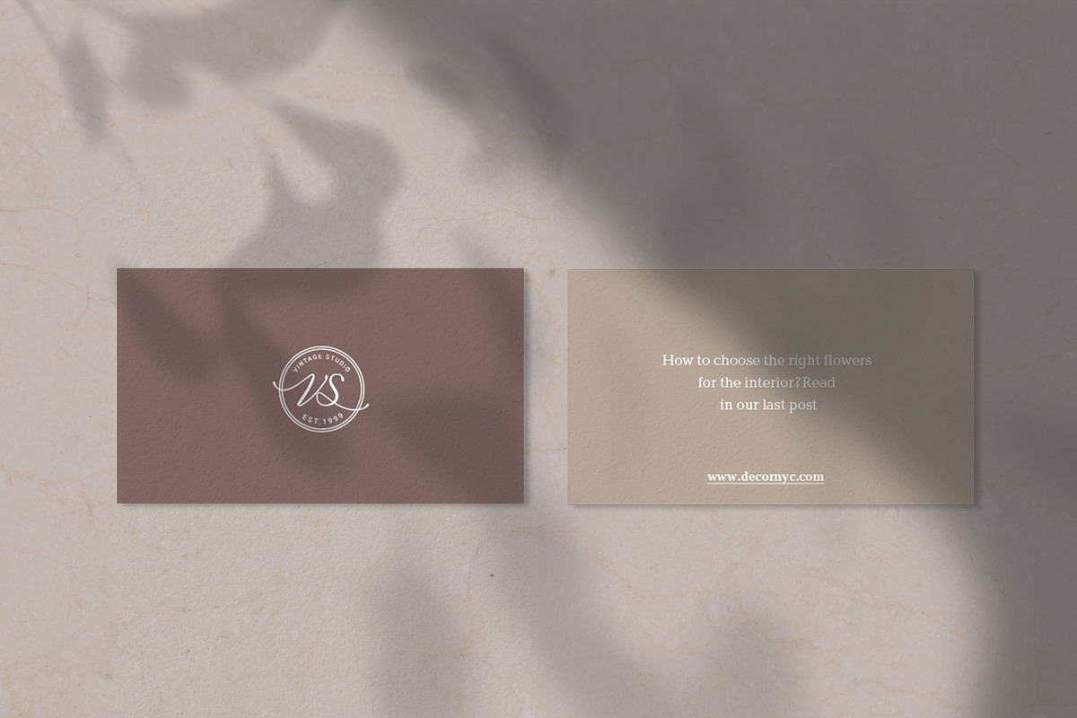 Realistic Card Mockup, a Product Mockup by Digital Breath templates