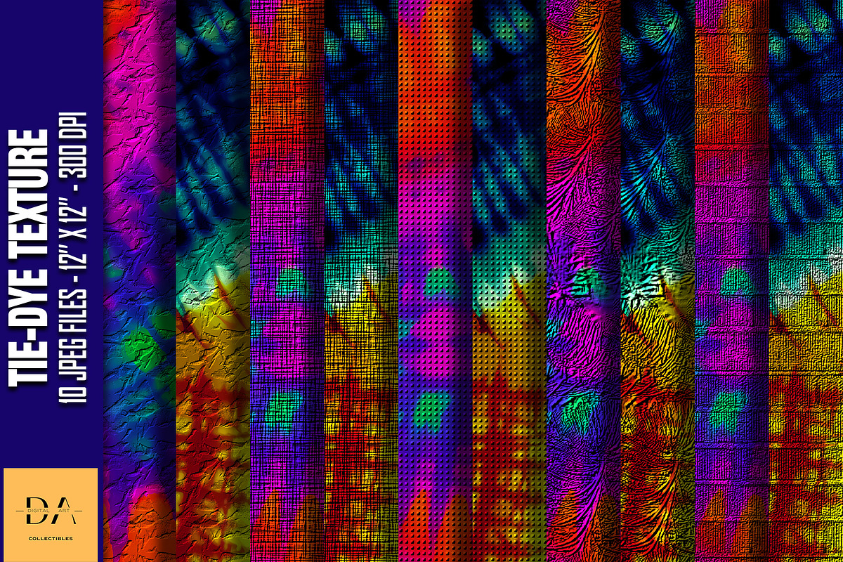 Tie-Dye Texture Digital Papers #97