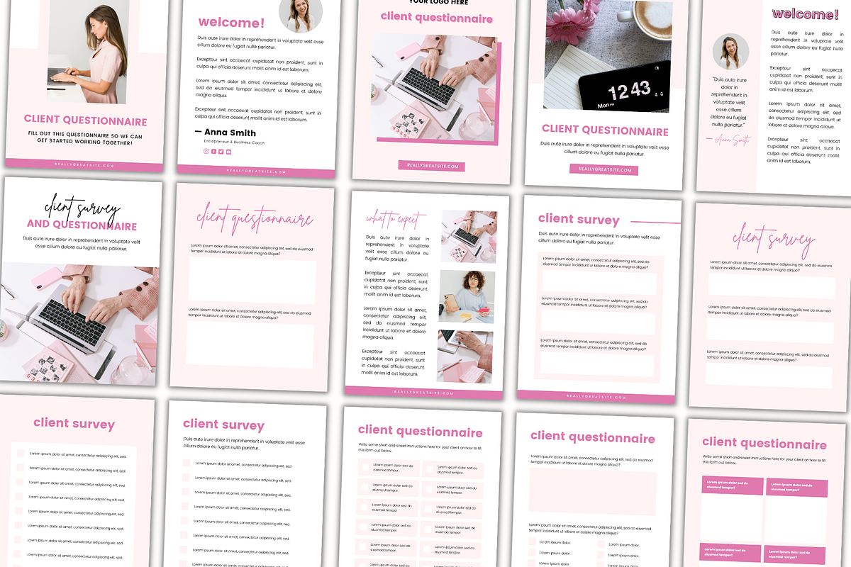 Client Questionnaire Canva Template, a Magazine Template by The ...