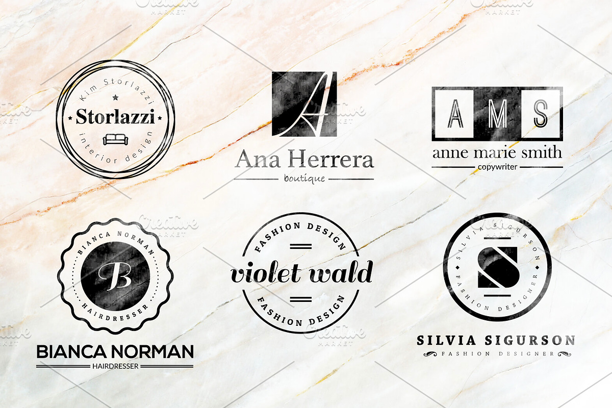 Donna - Logo Templates Pack Vol.1, a Branding & Logo Template by Carlos ...