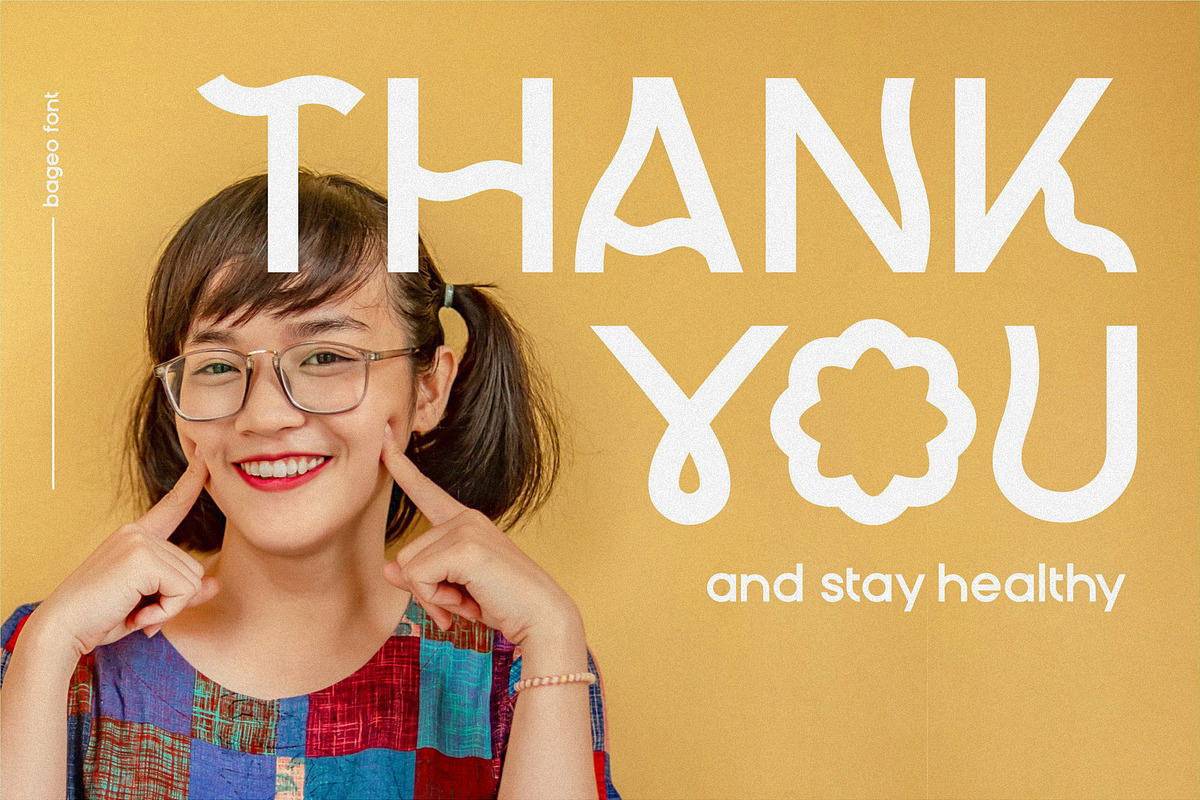 Bageo, a Sans Serif Font by 160 Studio