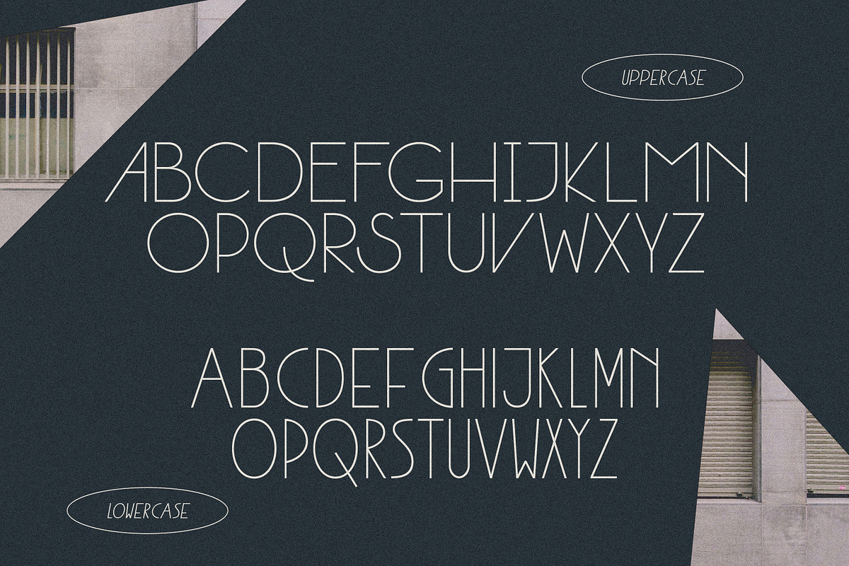 Shoal - Modern Art Deco Font, a Sans Serif Font by Graphicfresh