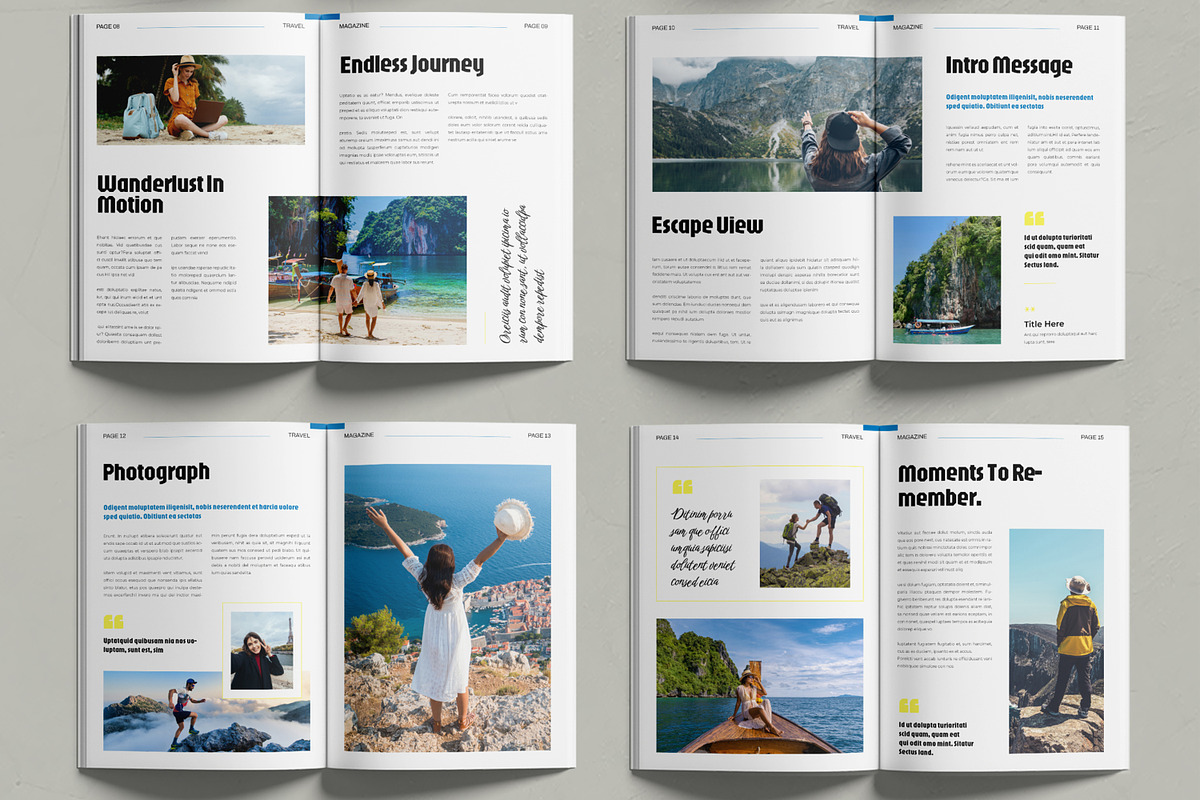 Travel magazine Template