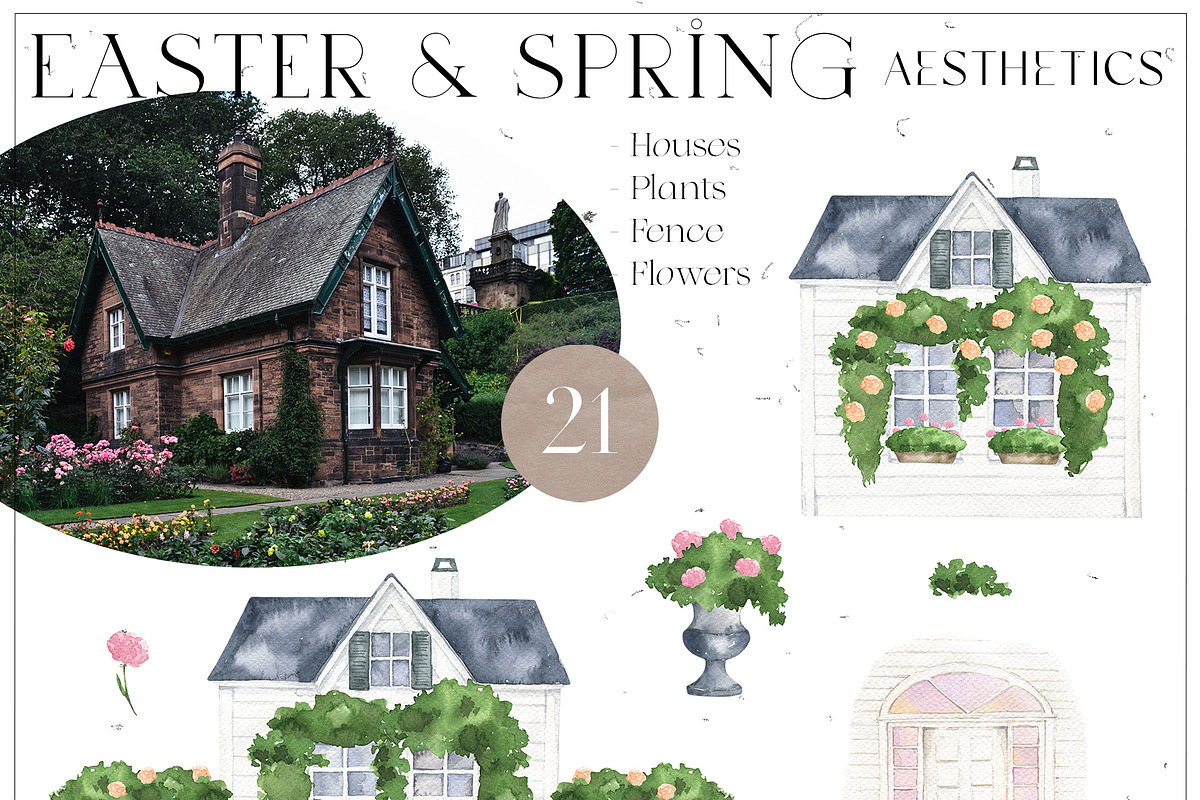 EASTER & SPRING aesthetics, a Decorative Illustration by LiChu Art
