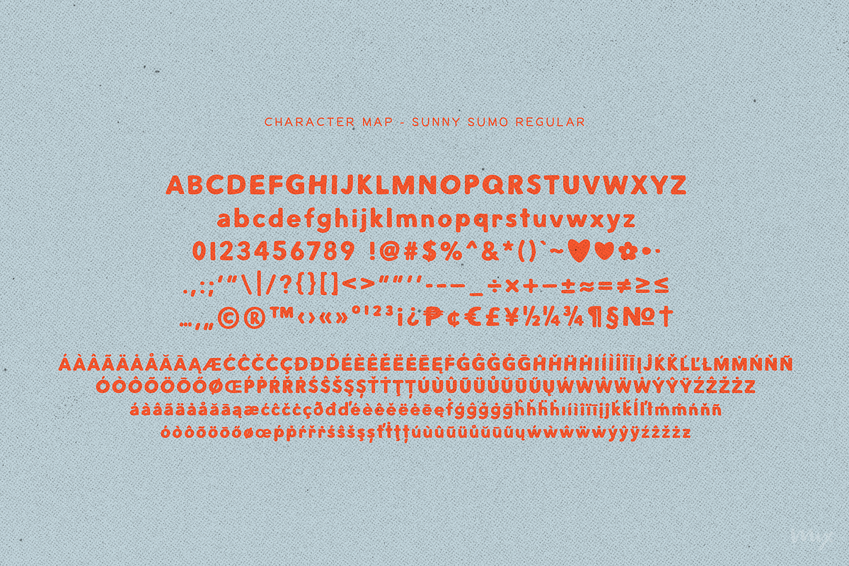 Sunny Sumo — A Layering Sans Serif, a Sans Serif Font by Mix Fonts