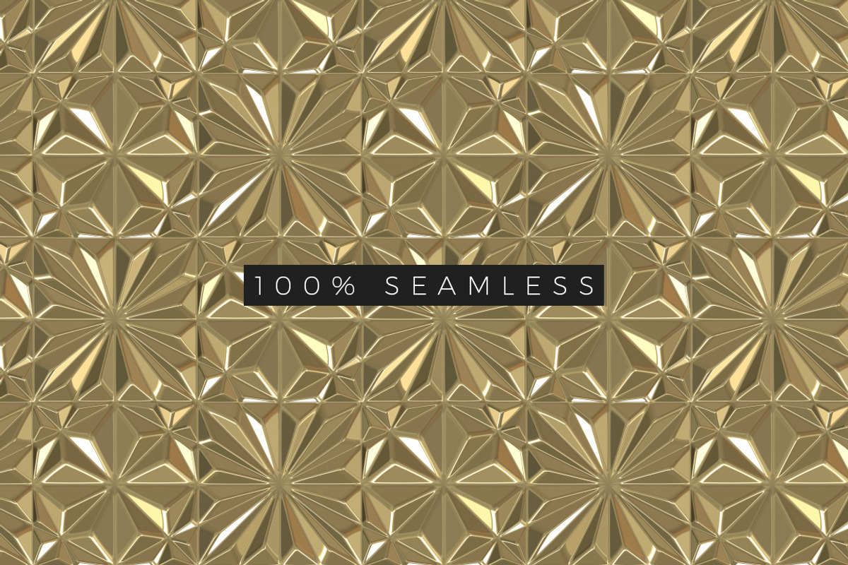 3D Art Deco Patterns for Photoshop, a Pattern Graphic by DesignerCandies