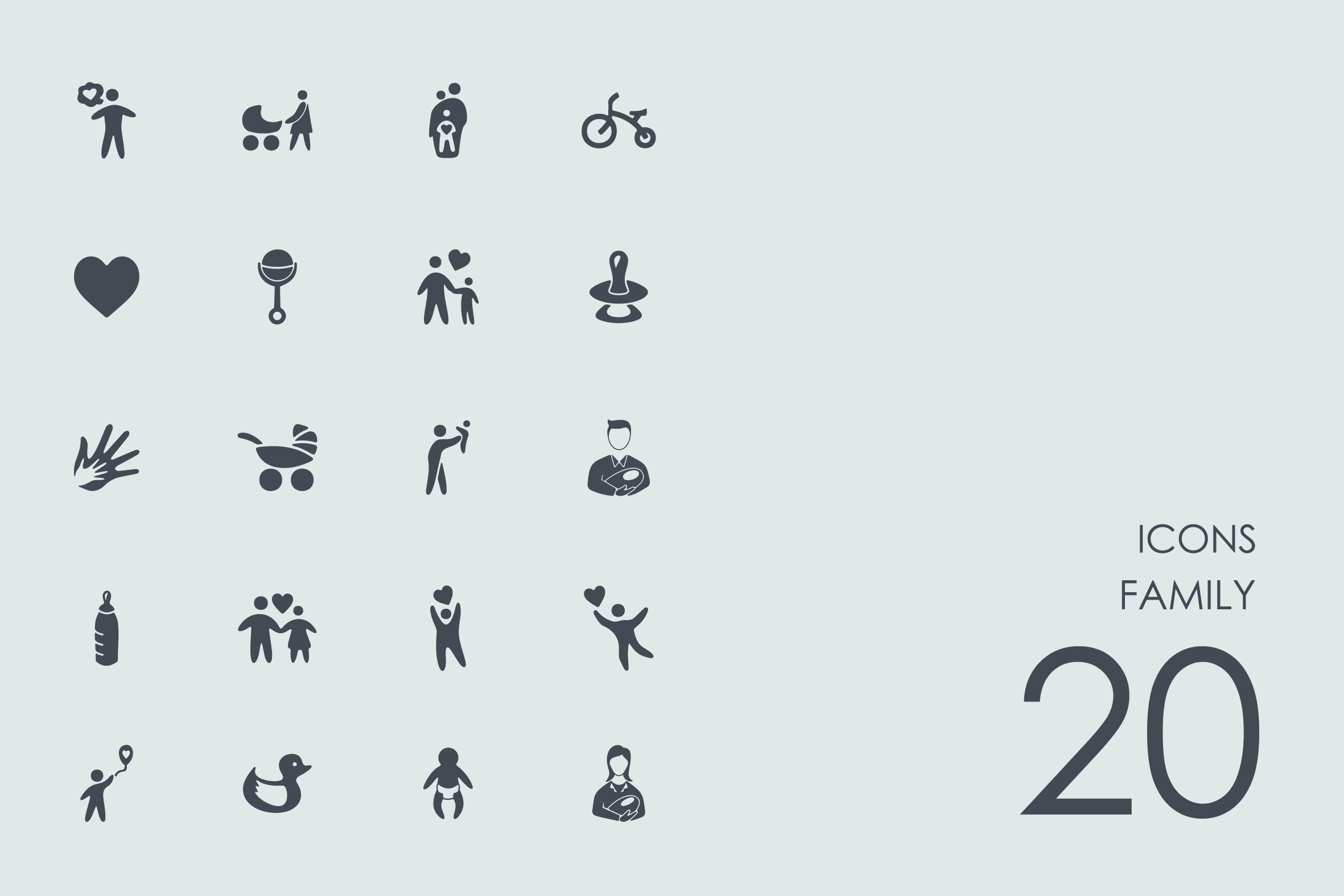 Family icons, an Icon by Palau
